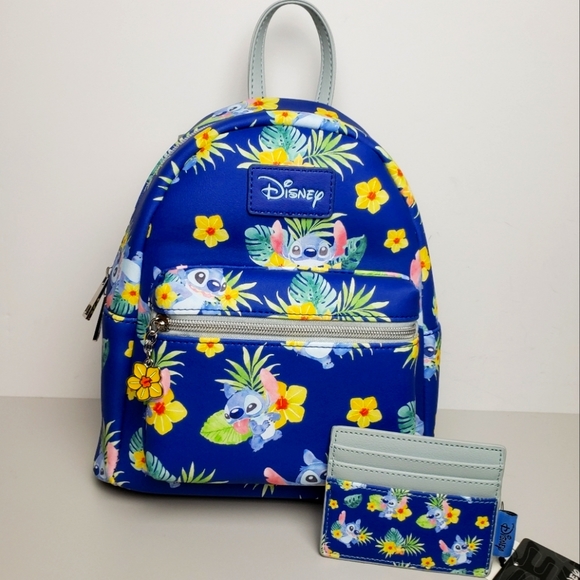 Loungefly | Bags | Loungefly Disney Tropical Stitch Mini Backpack ...